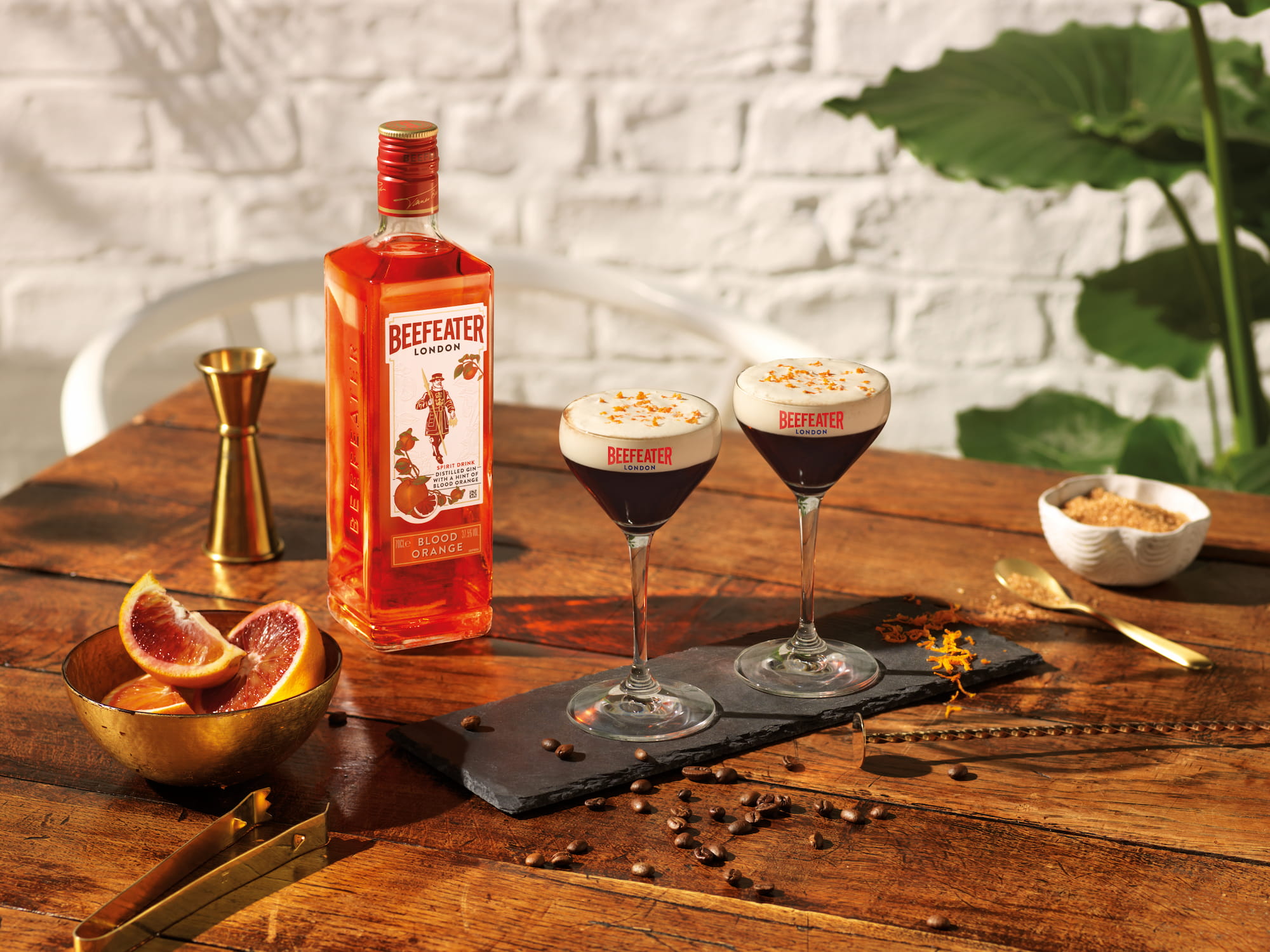 Orange Gin Espresso Martini - Coffee Cocktail - Beefeater Gin