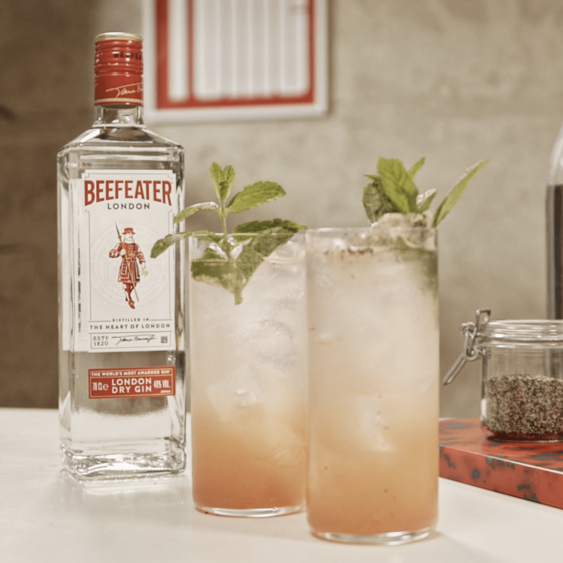 Spicy Guava Tom Collins - Gin Cocktail Recipe - Beefeater Gin