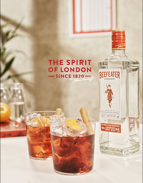 Jamaican Rum Negroni Cocktail Recipe - Beefeater Gin